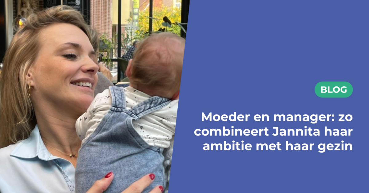 Moeder en manager: zo combineert Jannita haar ambitie met haar gezin