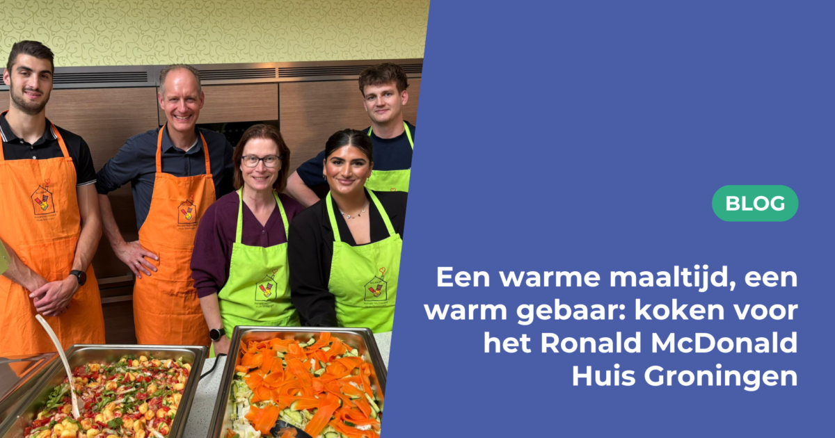 Een warme maaltijd, een warm gebaar: koken voor het Ronald McDonald ...