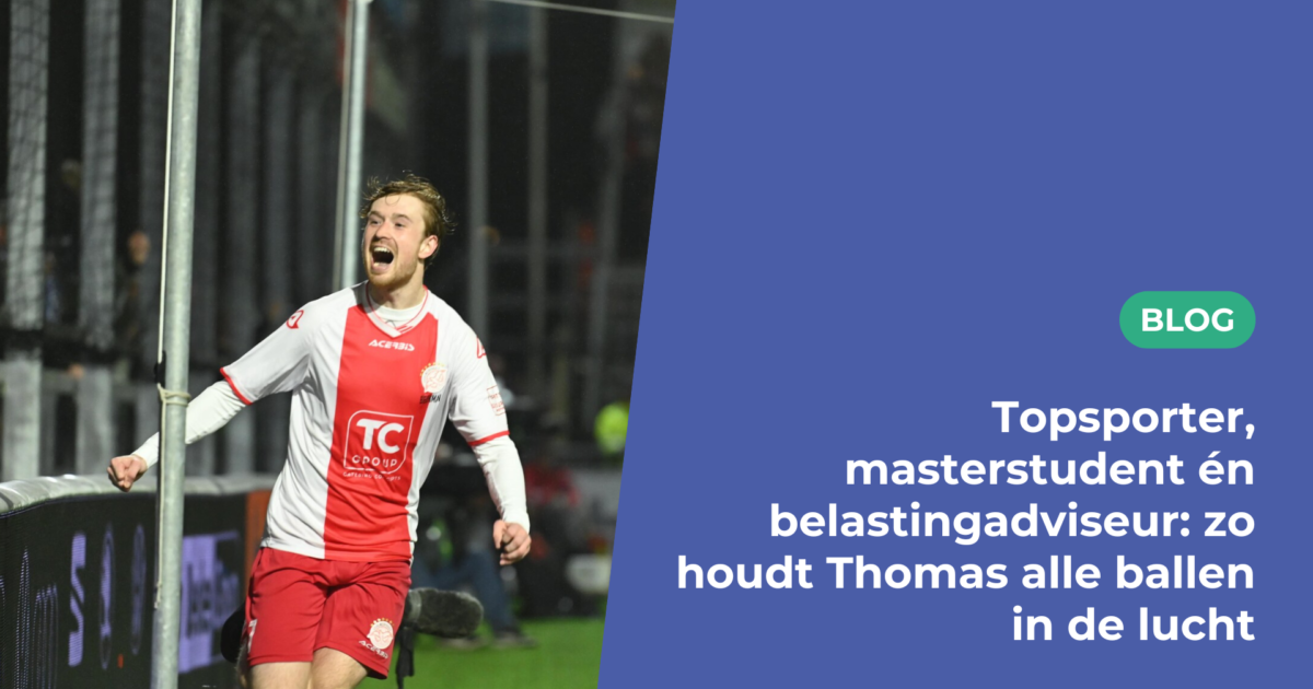 Topsporter, masterstudent én belastingadviseur: zo houdt Thomas alle ...